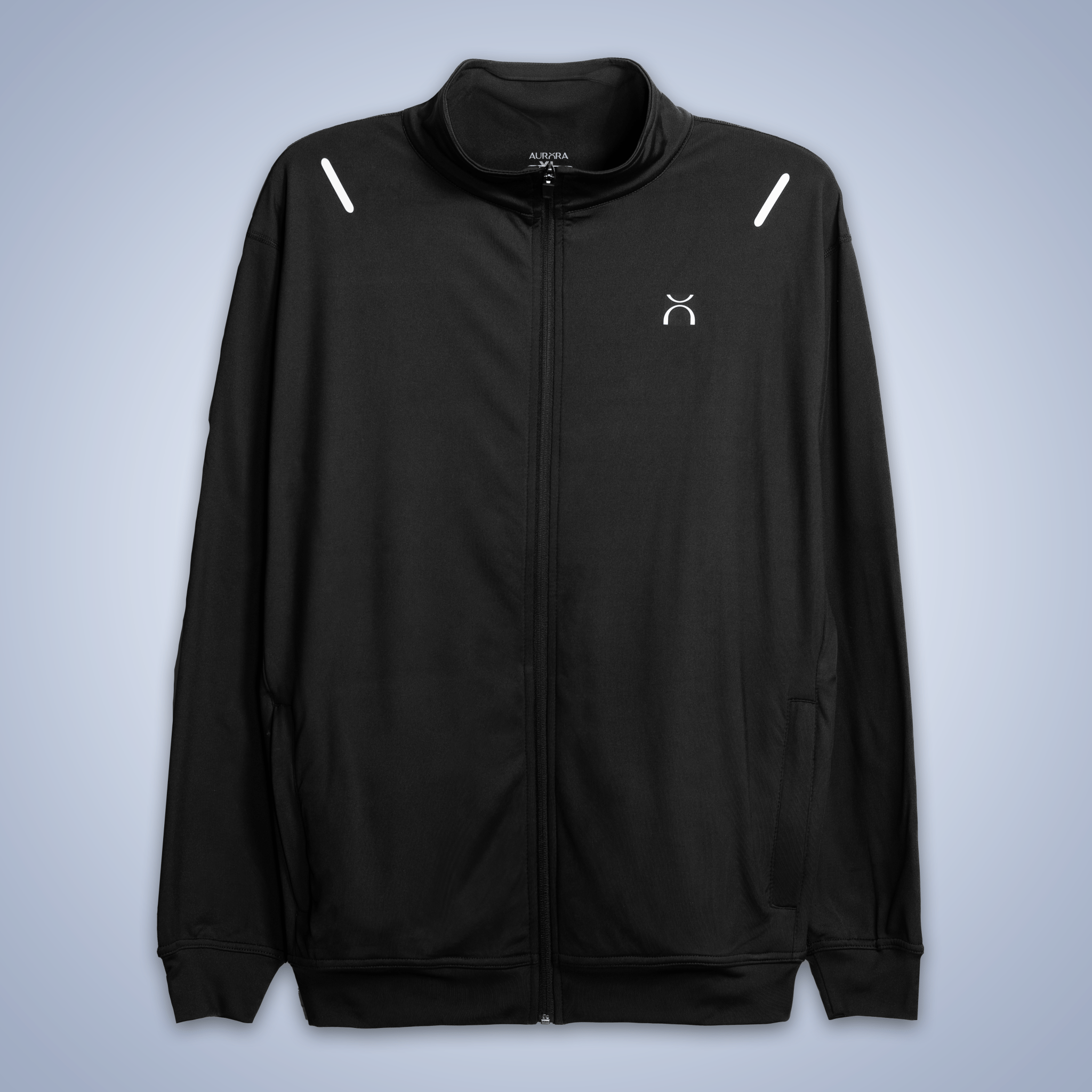 Black Reflective Essential Tracksuit – Aurorafitsofficial